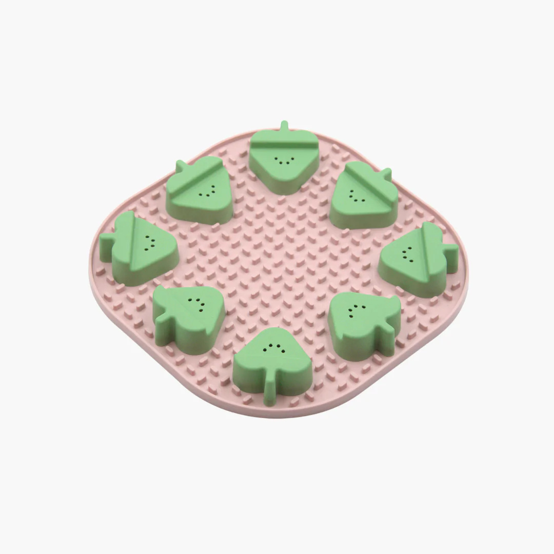 Fiboo - Snoopy + Fibnoose - mata do lizania dla psa 2w1 - różowa ...